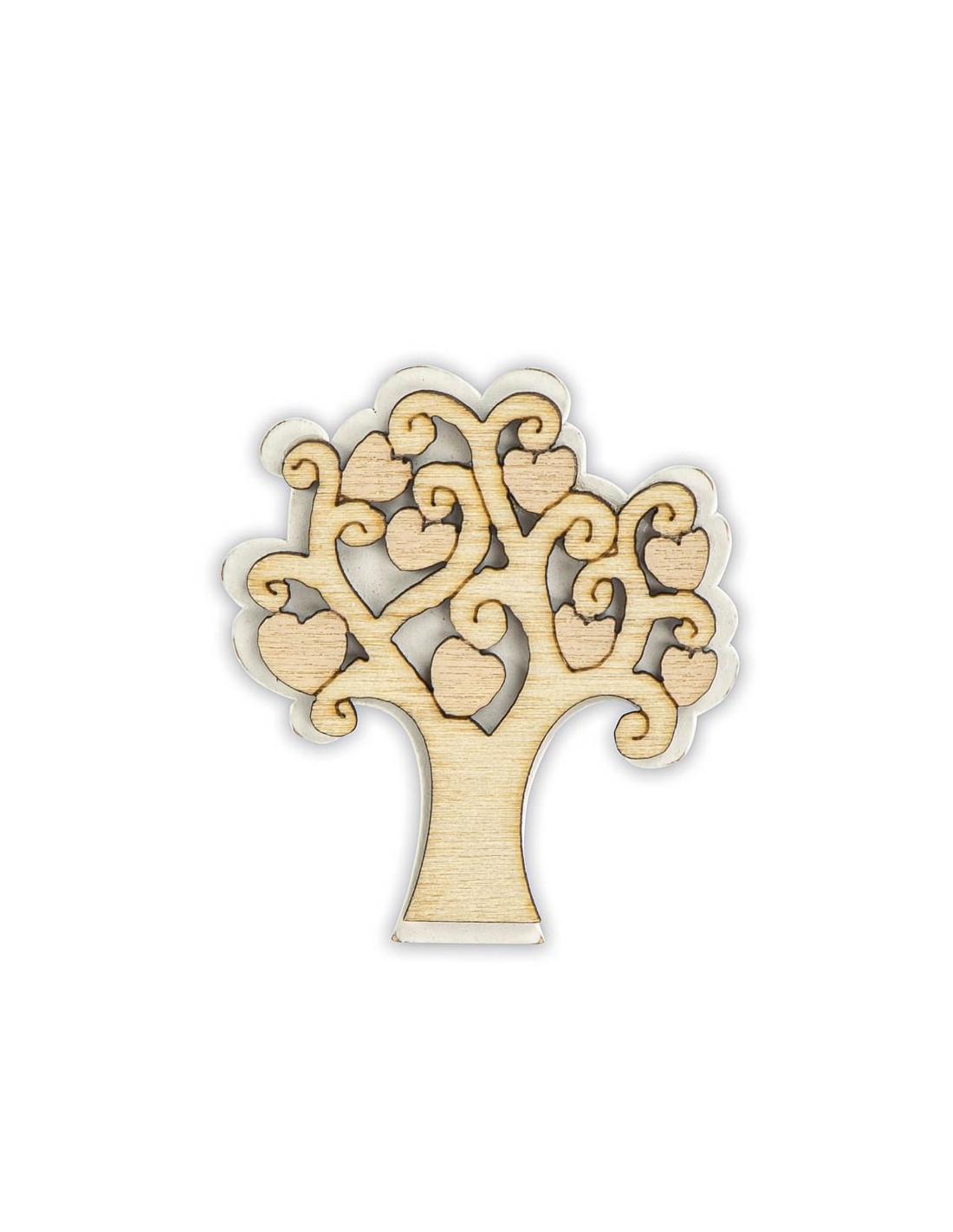 Collezione Bomboniere 2020. Decoro in legno albero della vita